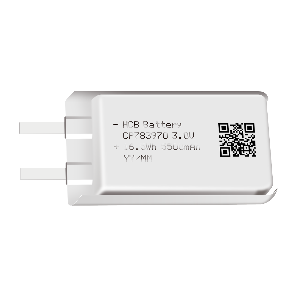 3V 5500mAh CP783970 NarrowBand IoT lithium battery Pouch Cell - HCB ...